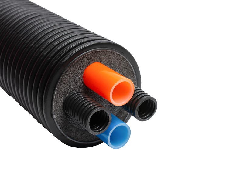 Voorgeïsoleerde leiding voor warmtepomp - Terrendis